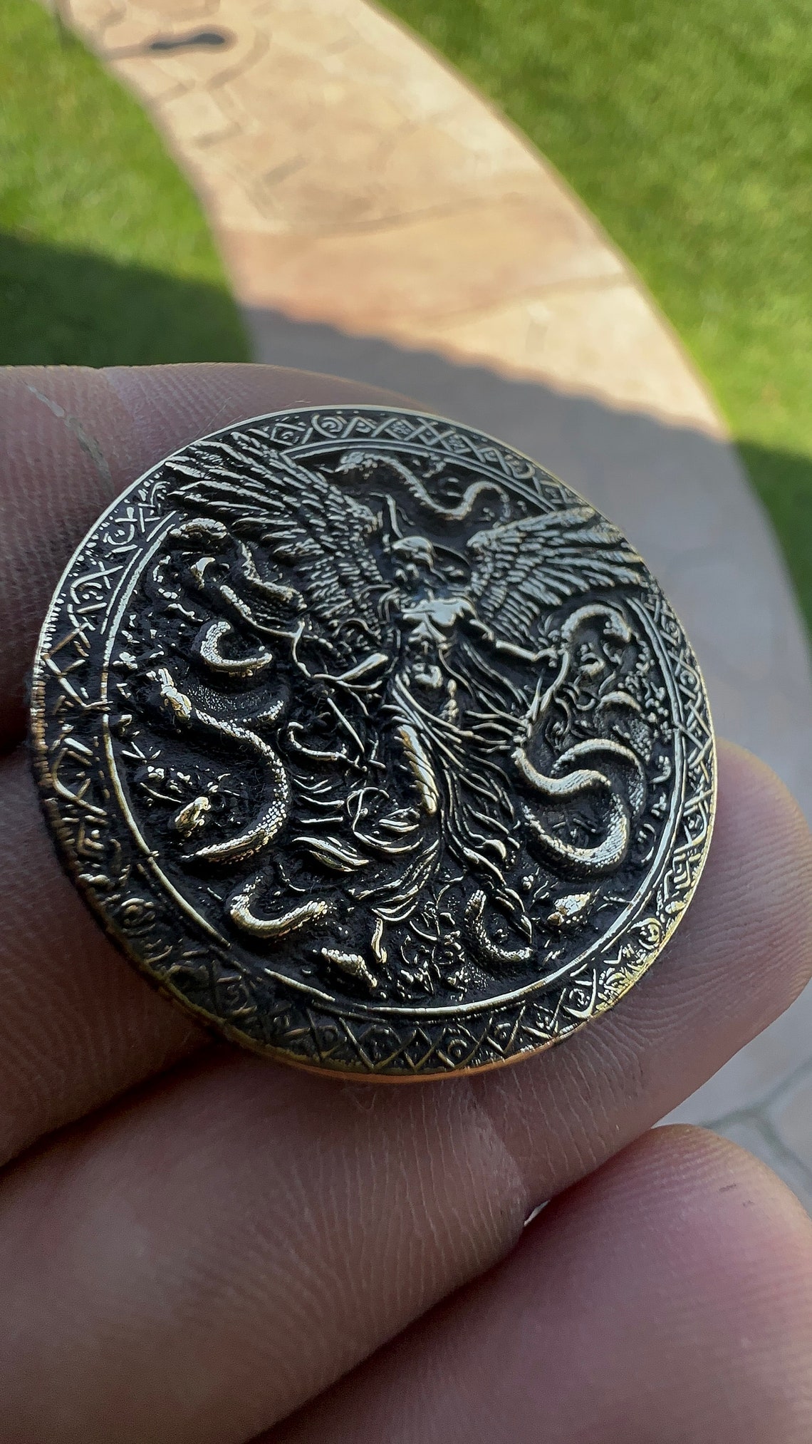 Angel Flip Coin - Etsy