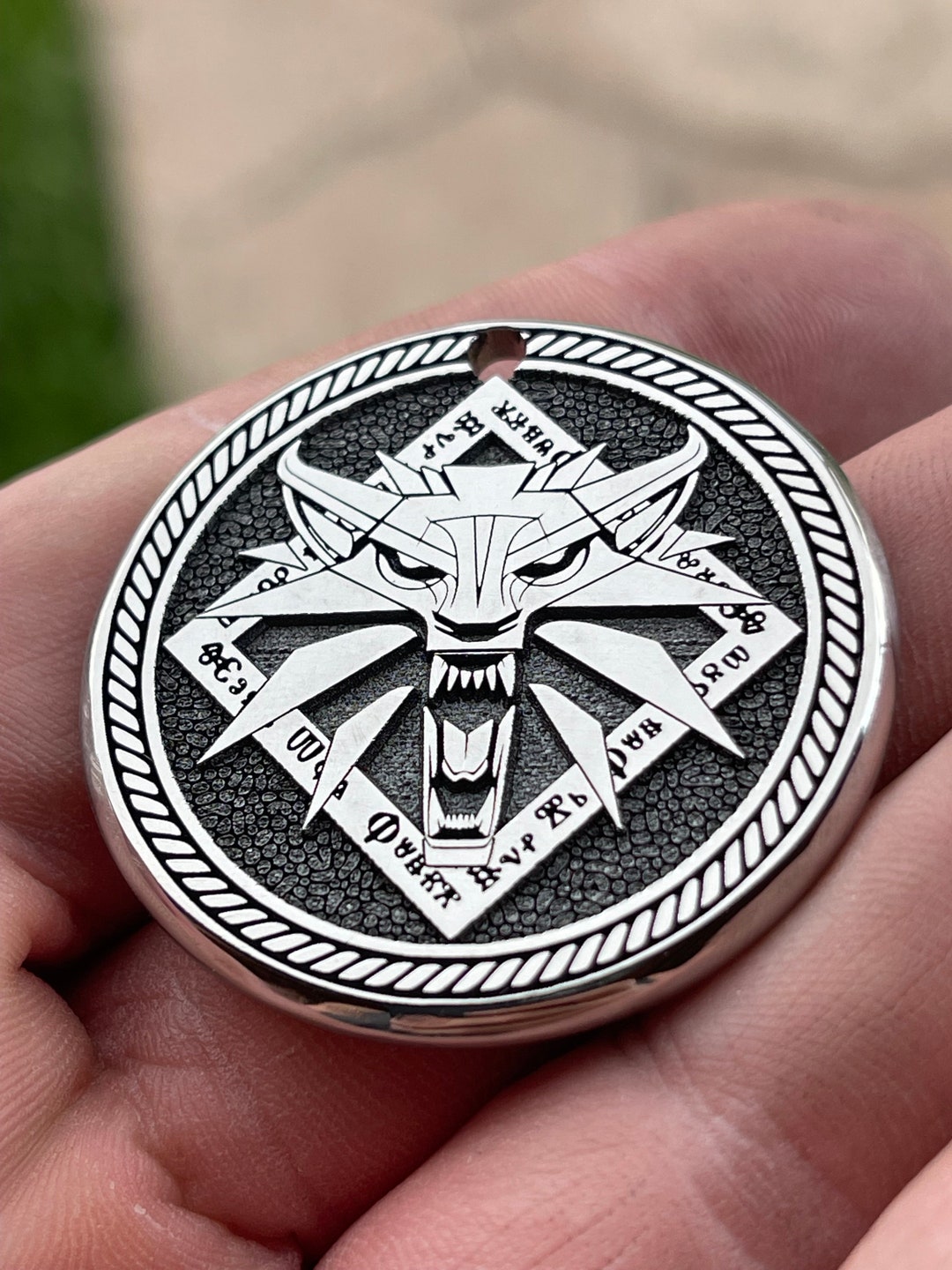 Witcher Pendant - Etsy