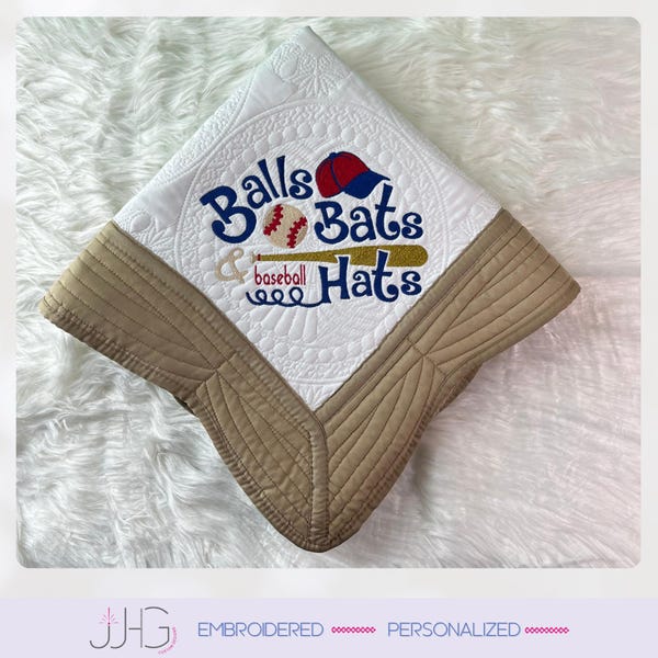 Baseball Baby Quilt - Etsy