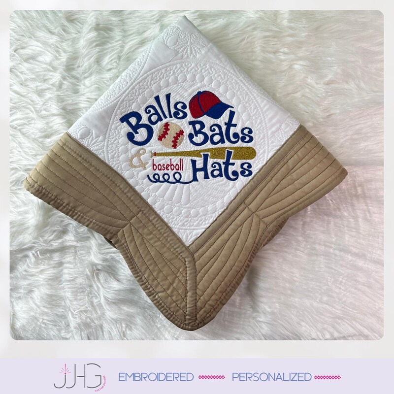 Baseball Baby Quilt - Etsy