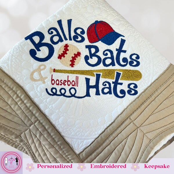 Baseball Baby Quilt - Etsy