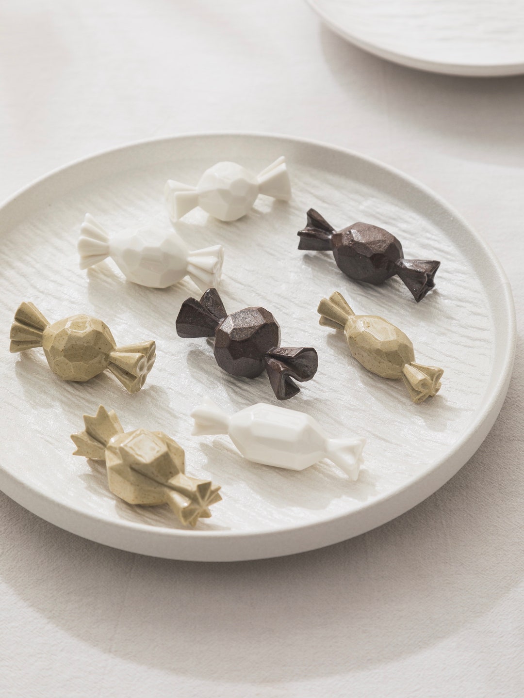 Elegant Ceramic Candy Chopsticks Holder - Artistic Ingot Style Rest for ...
