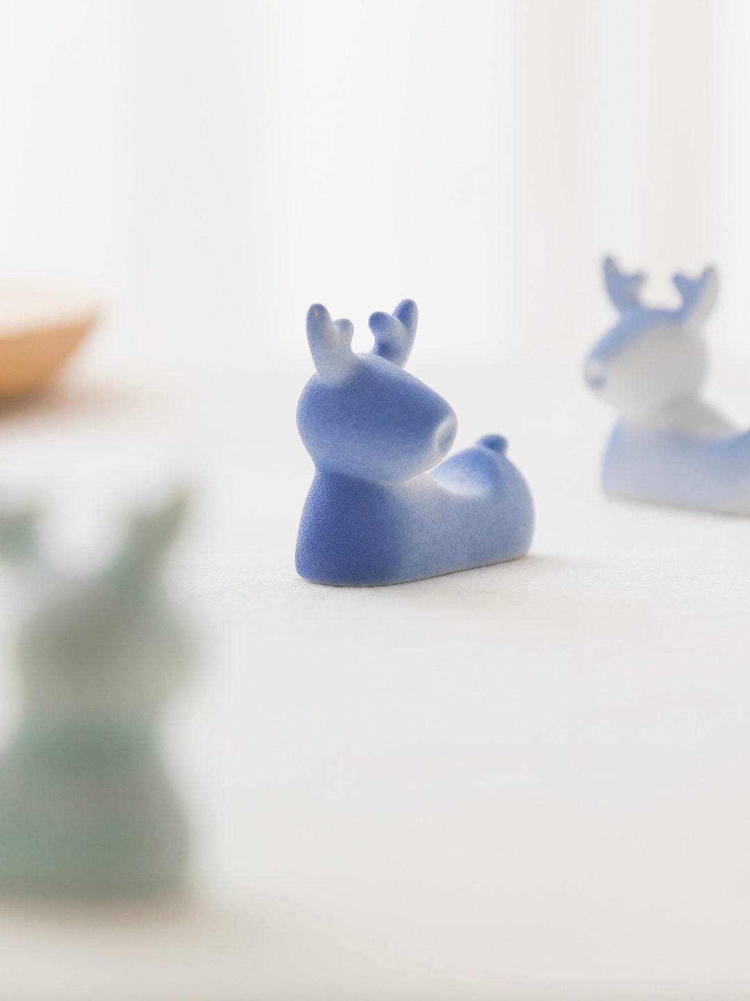 Adorable Ceramic Mini Moose Chopsticks Rest - Multicolored Kitchen ...
