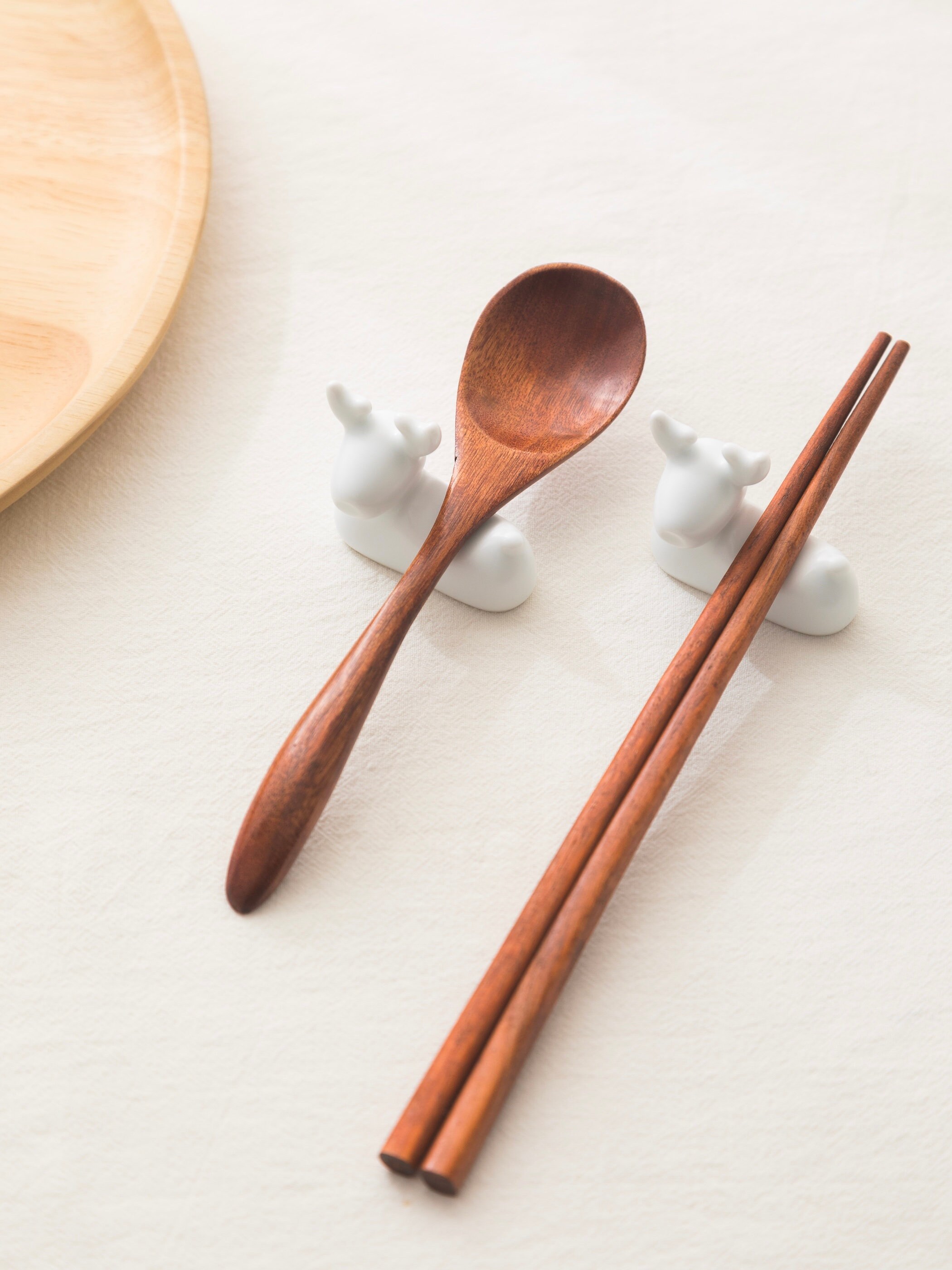 Adorable Ceramic Mini Moose Chopsticks Rest - Multicolored Kitchen ...