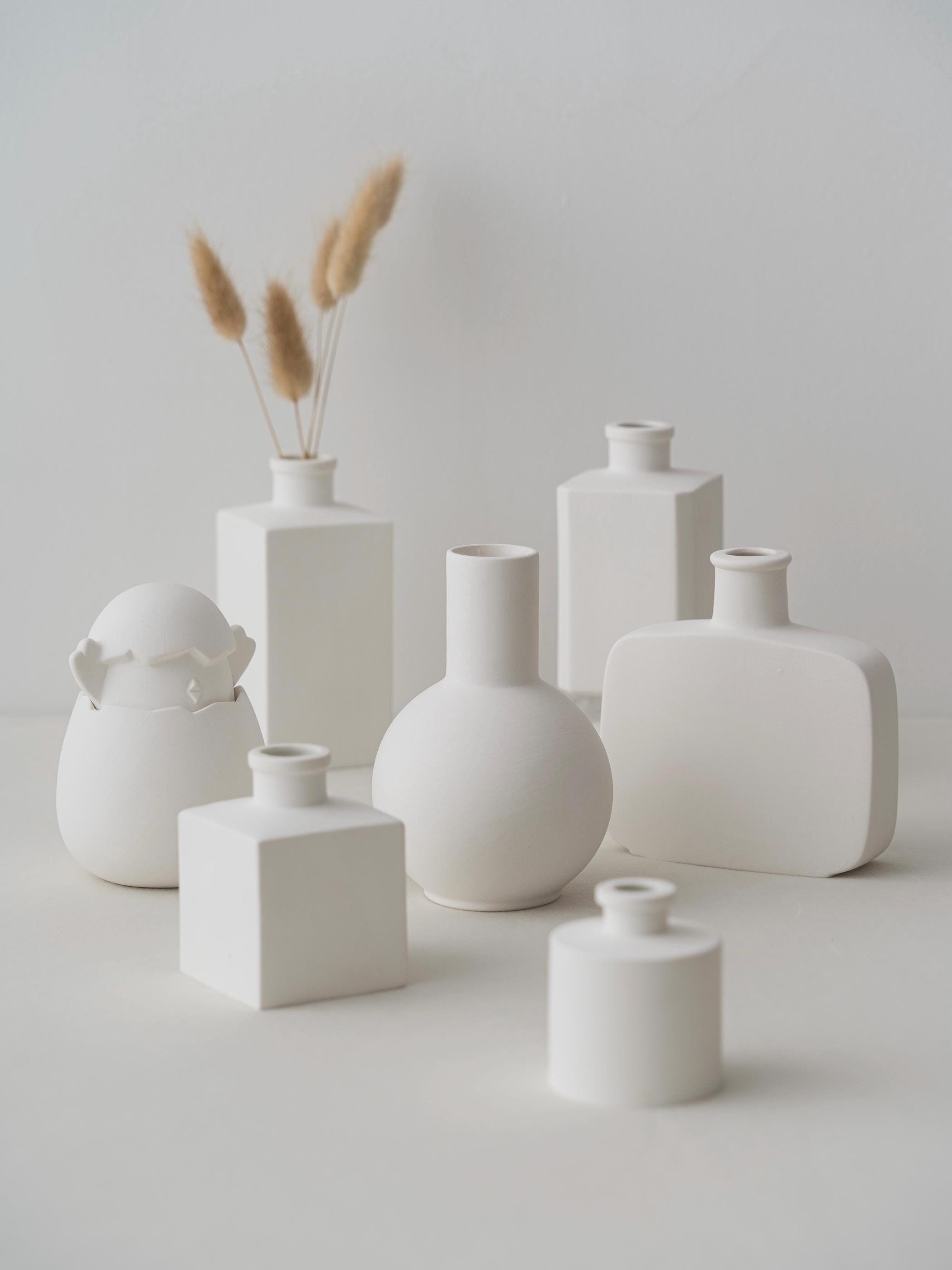DIY Ceramic Vase Painting Kit: Acrylic Paints, Brushes Included - Etsy