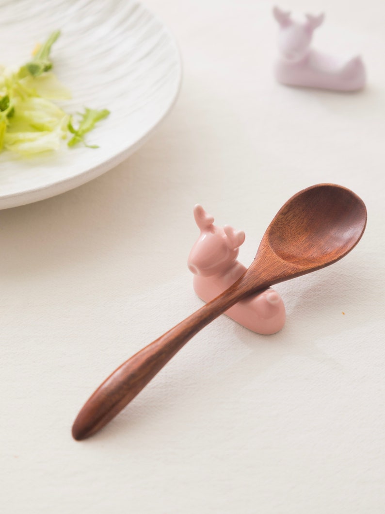 Adorable Ceramic Mini Moose Chopsticks Rest - Multicolored Kitchen ...