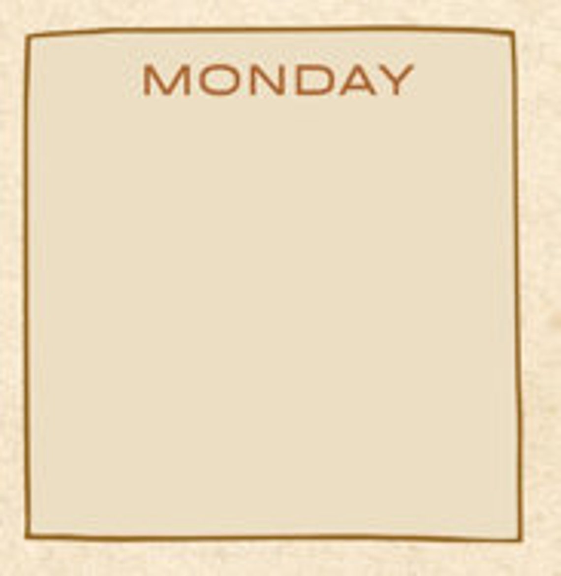 WEEKLY PLANNER / PRINTABLE / Digital Download / Single Page / Week at a ...