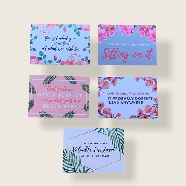 Motivational Postcards - Etsy UK