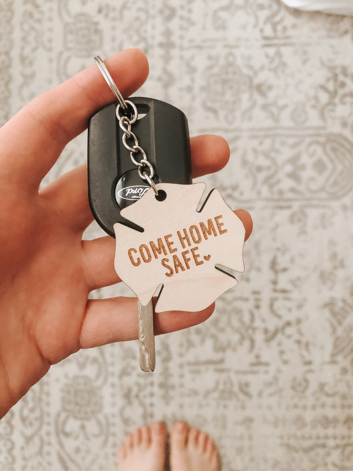 First Responder Keychains SVG | Firefighter Keychain, Police Keychain ...