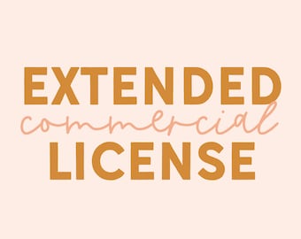 Extended Commercial License - Etsy