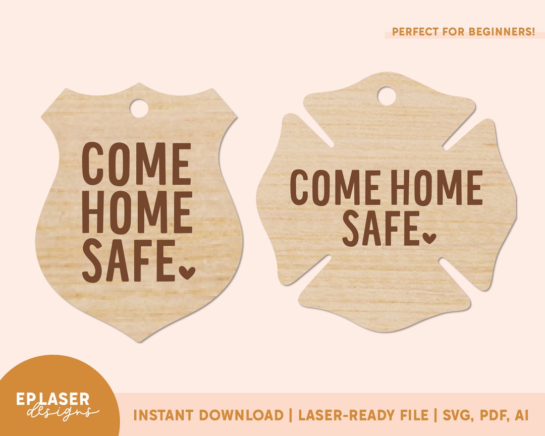 First Responder Keychains SVG | Firefighter Keychain, Police Keychain ...