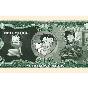 Betty Boop Million Dollar Collectible Novelty Bill not Real Currency - Etsy