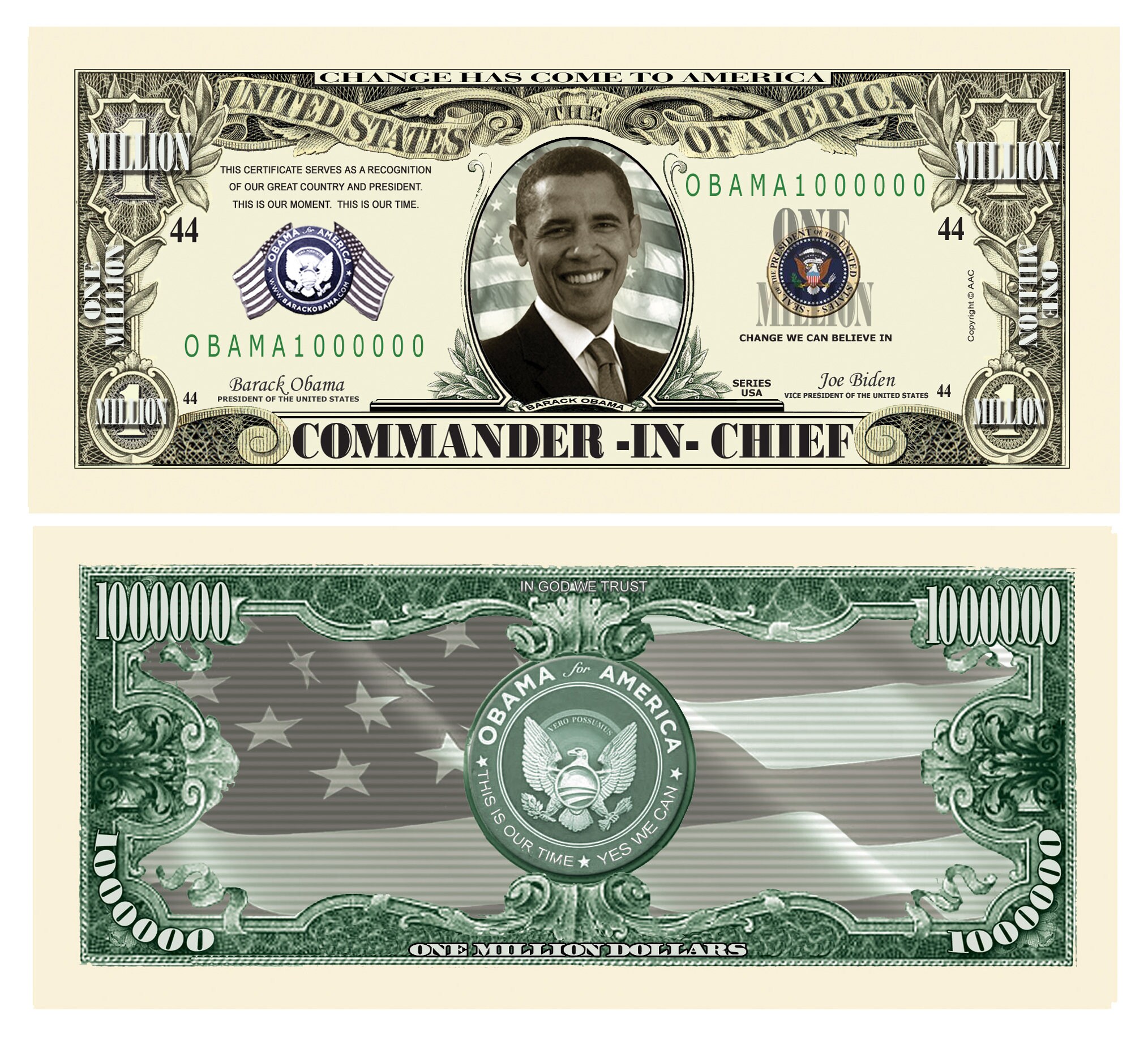 Real 1000000 Dollar Bill