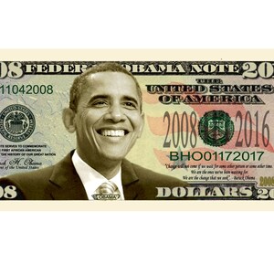 Barack Obama 2008-2016 Commemorative Dollar Bills Limited - Etsy
