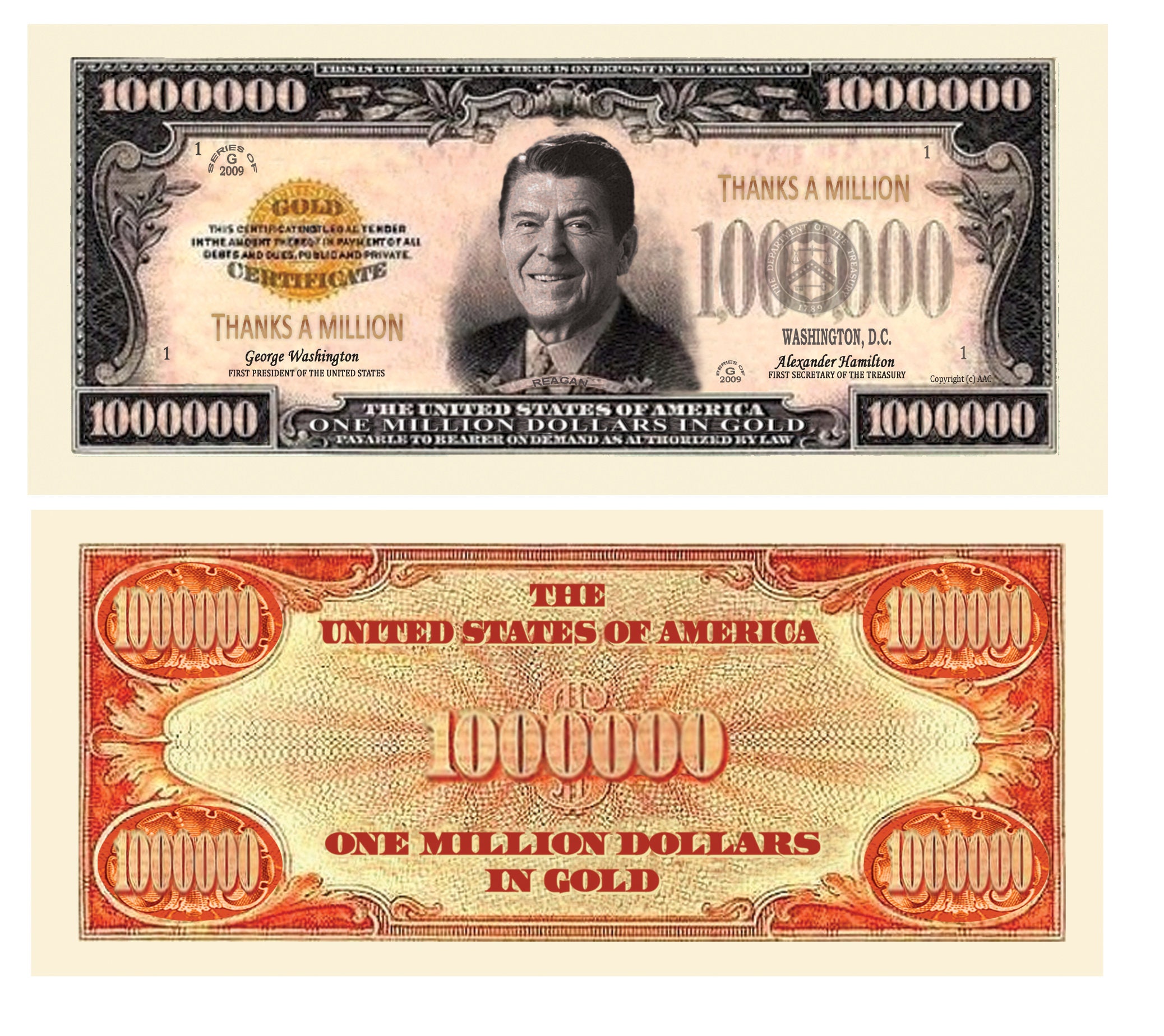 Real 1000000 Dollar Bill
