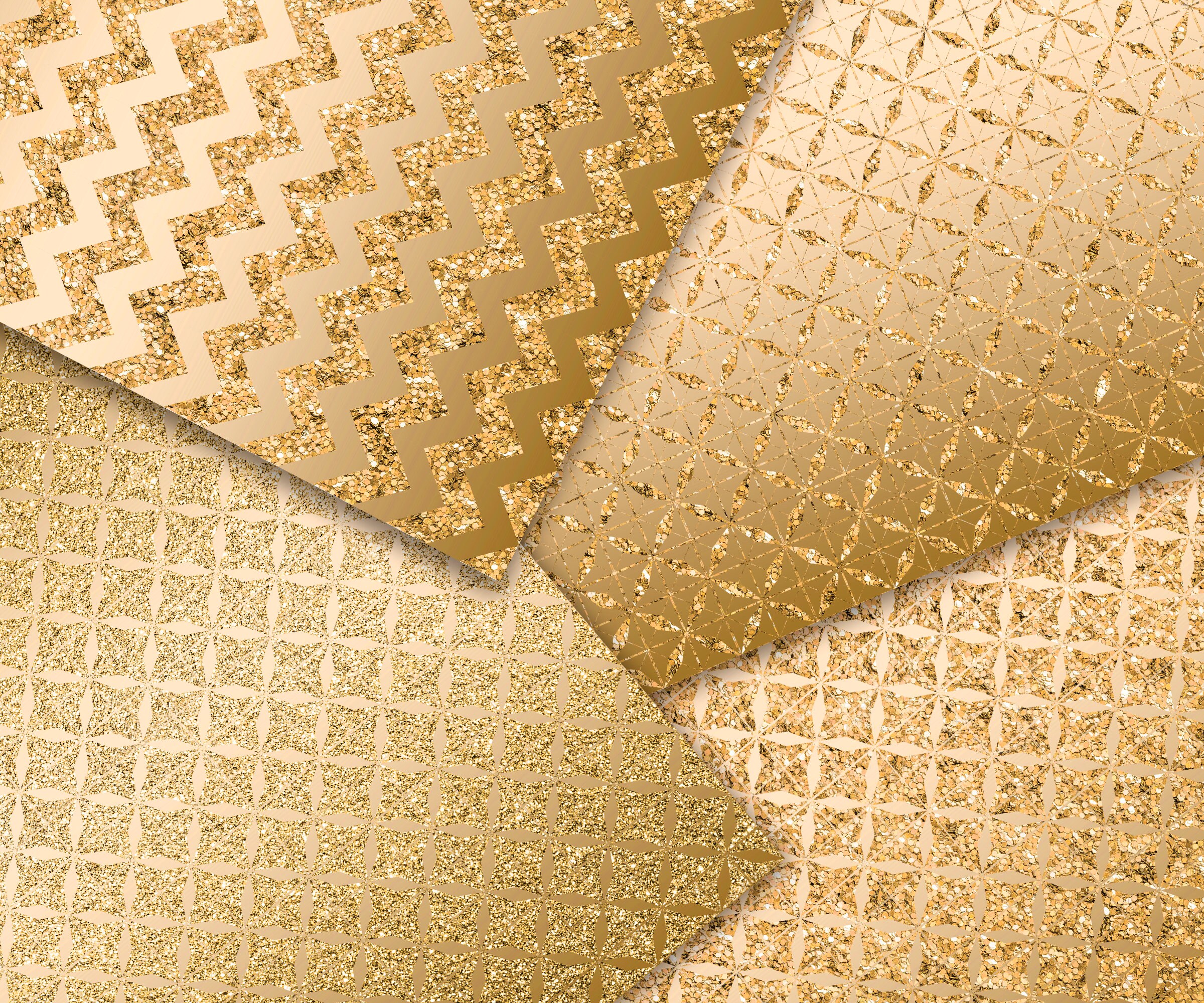 Gold Digital Paper Scrapbook Paper Gold Foil Digital Paper - Etsy
