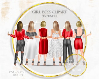 Beautiful African American Best Friends Clipart Black Girl - Etsy