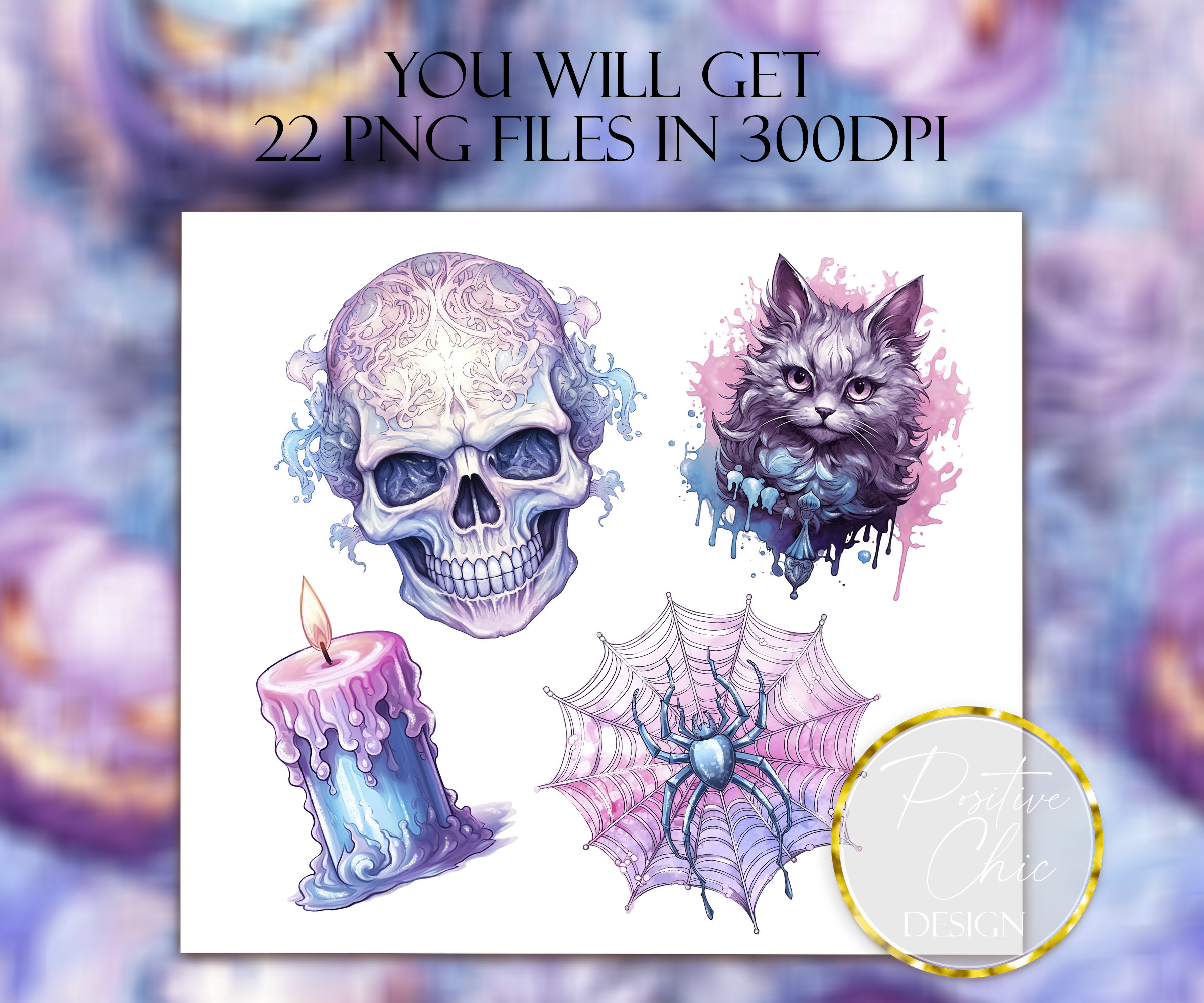 Pastel Halloween Clipart Spooky Season Halloween PNG Halloween - Etsy