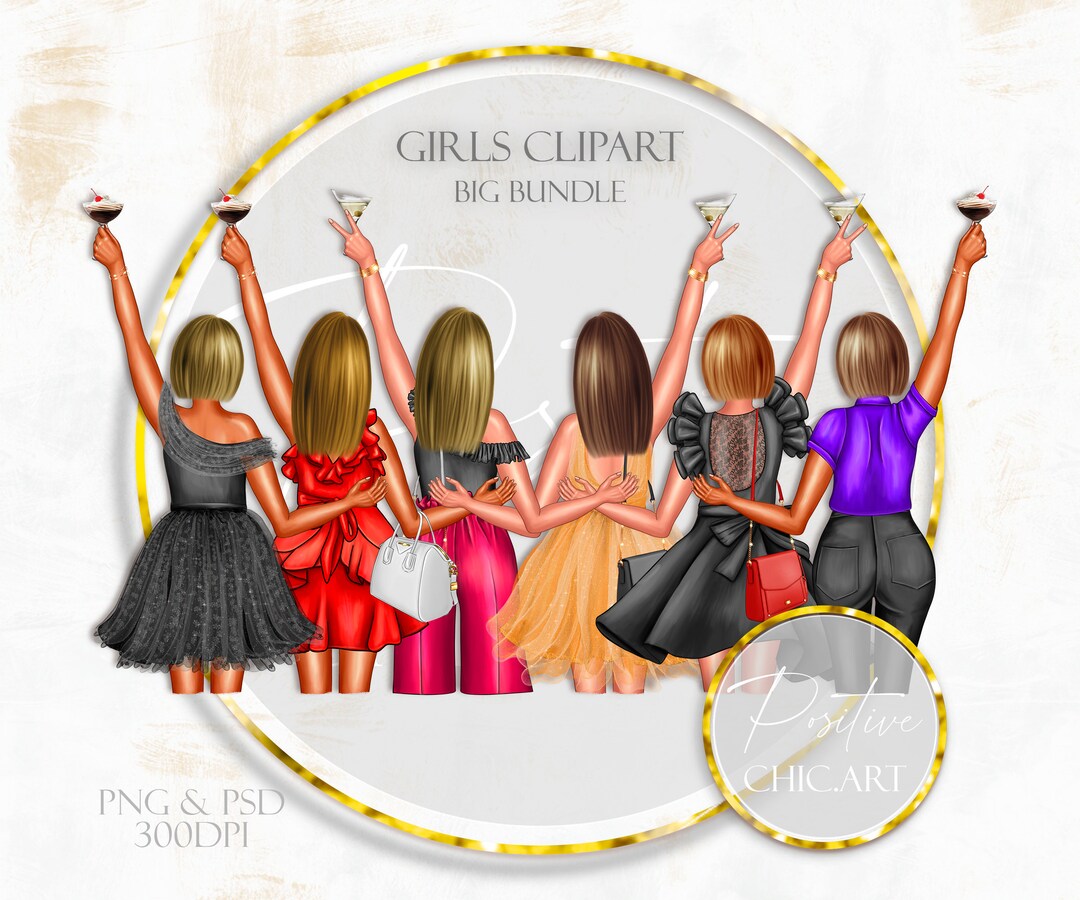 Best Friend Clip Art Best Friend Clipart Friends Digital Art Best ...