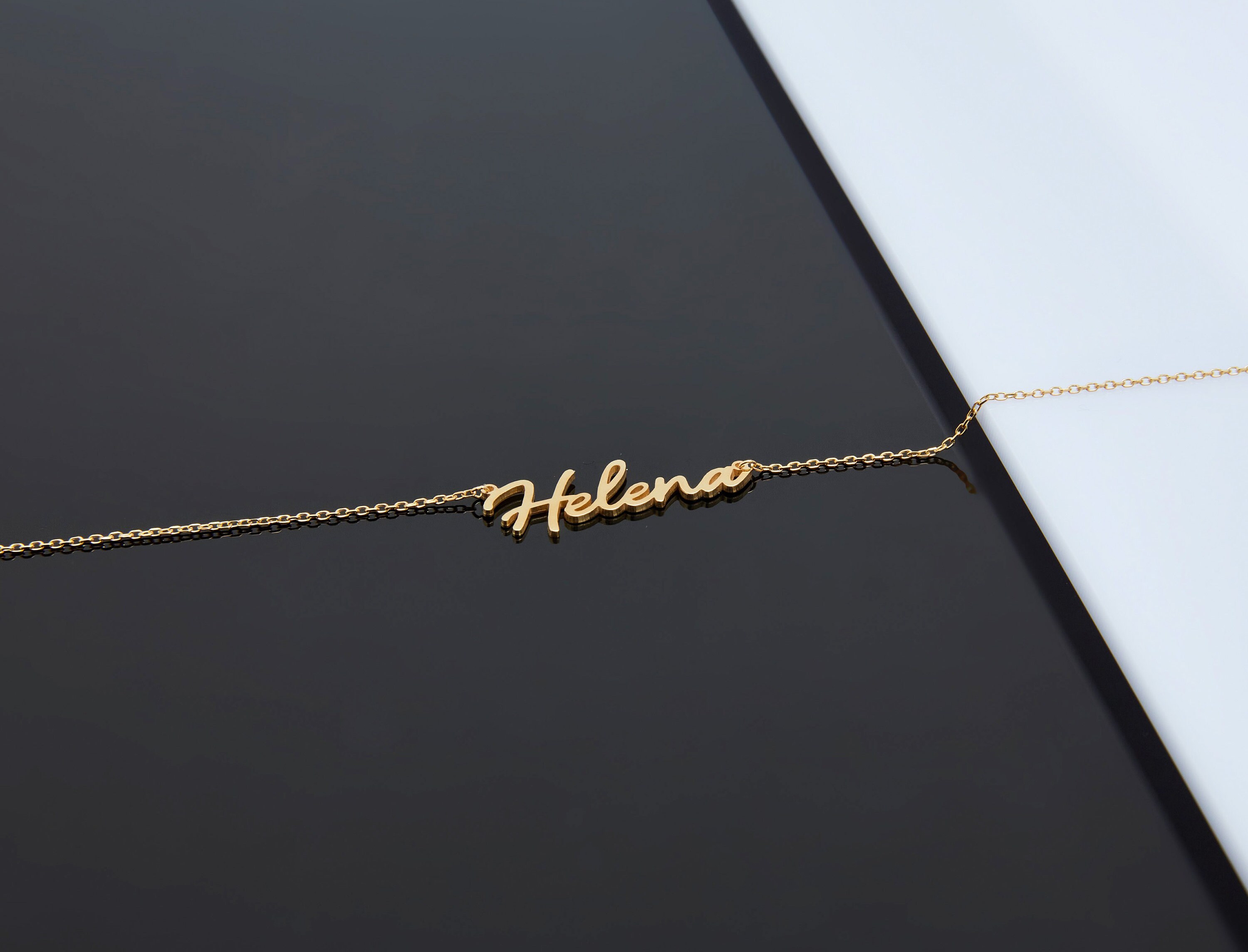 925 Sterling Silver Name Necklace Personalized Gift - Etsy