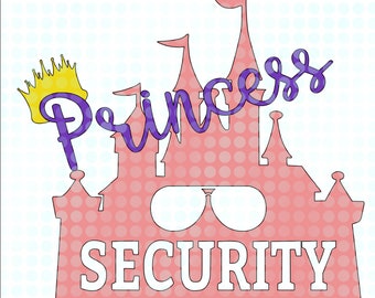 Princess Security Glasses SVG Digital Download - Etsy