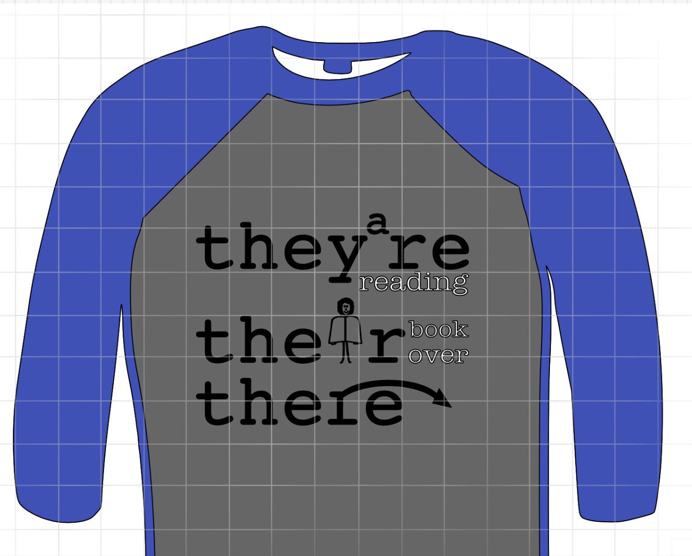 Theyre Reading Their Book Over There SVG Grammar Teacher Educator ...