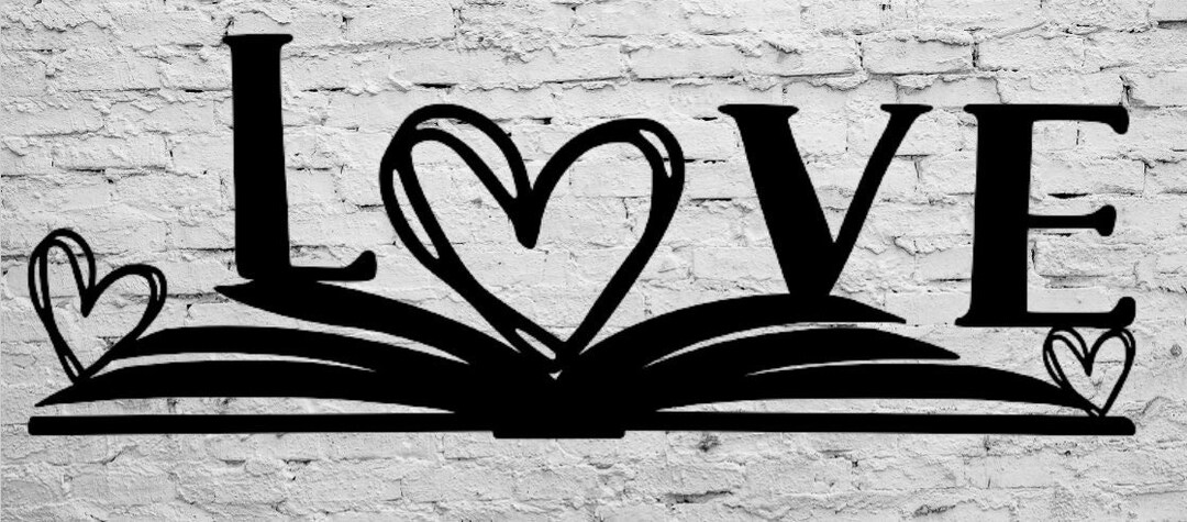 Book Pages Love Read SVG Download Digital File - Etsy