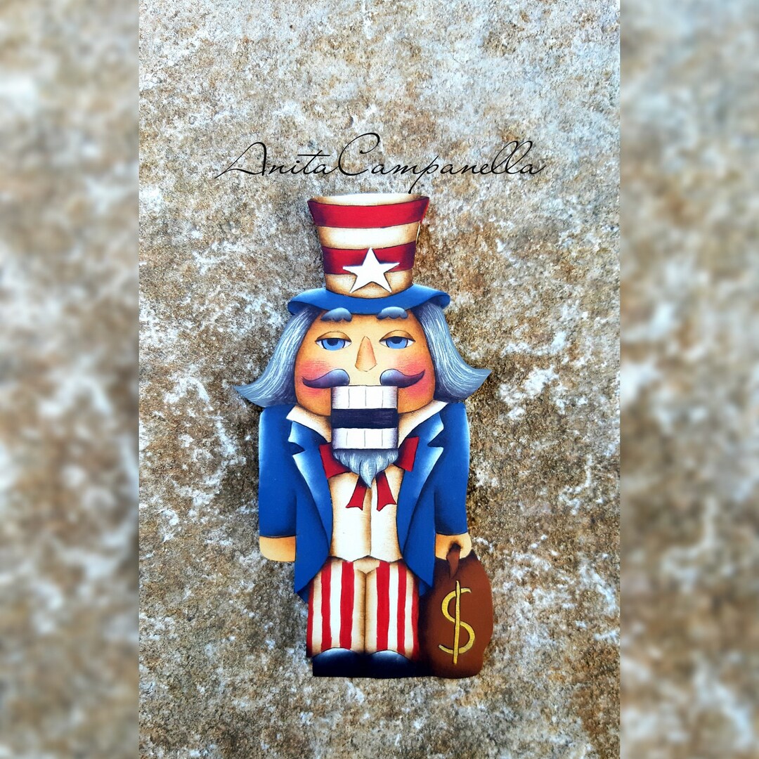 Nutcracker Uncle Sam by Anita Campanella E-pattern - Etsy