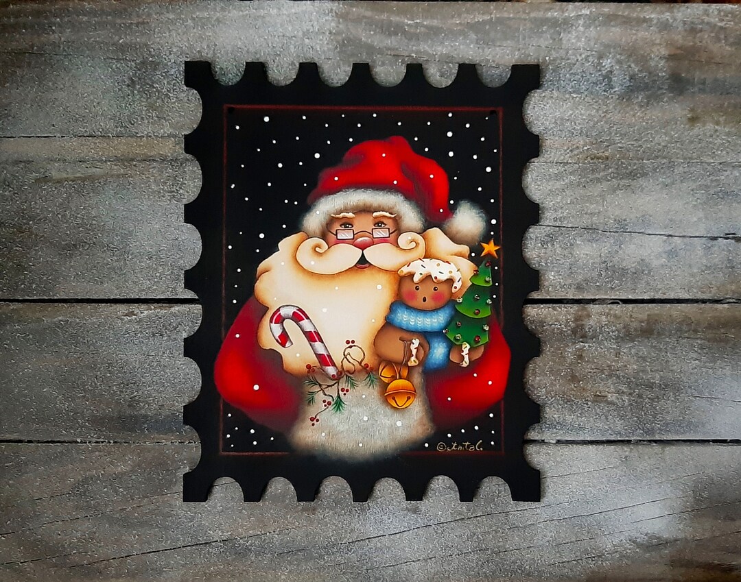 Santa Claus Postcard by Anita Campanella - Etsy