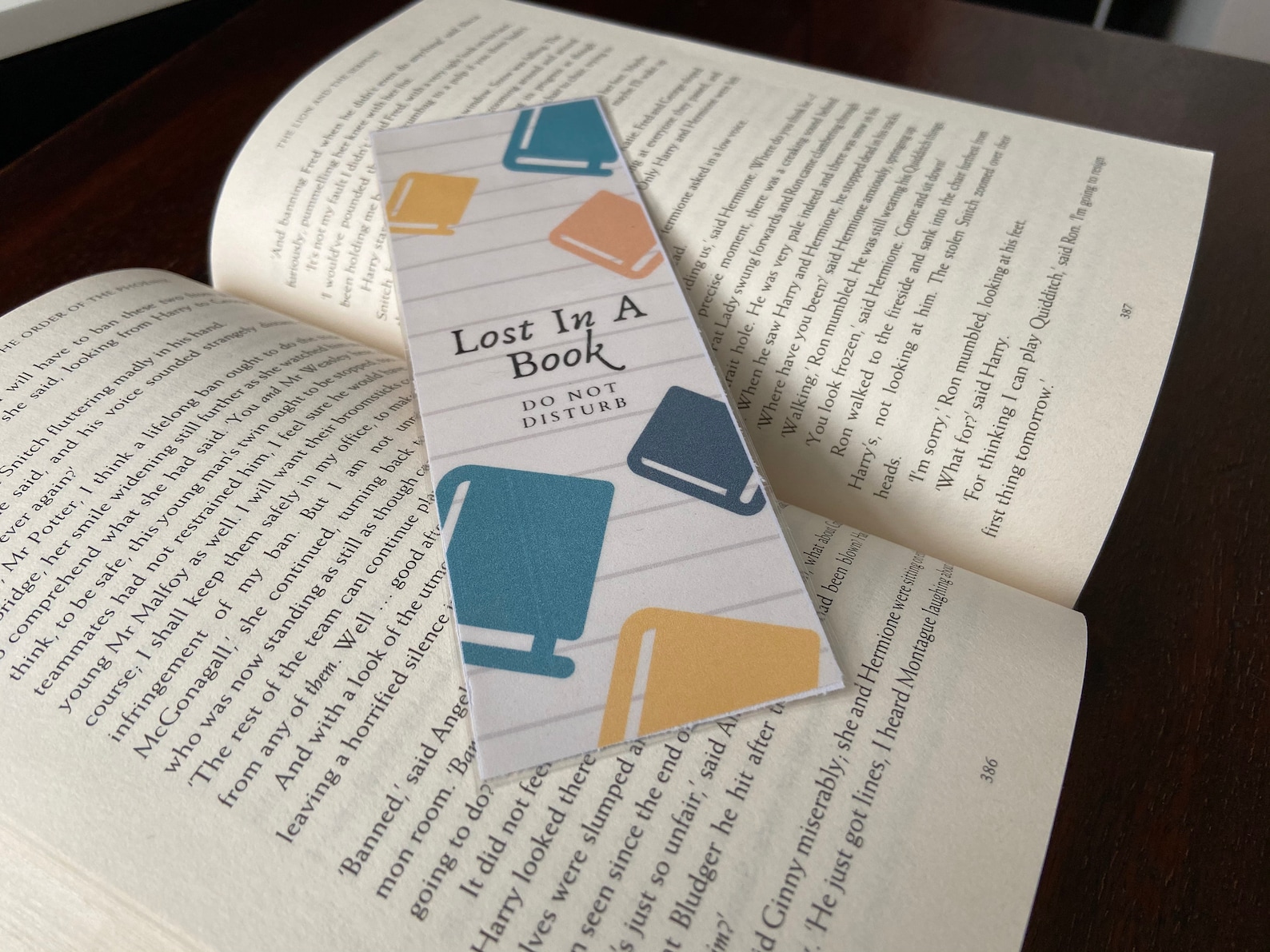 A Reading Themed Bookmark | Etsy