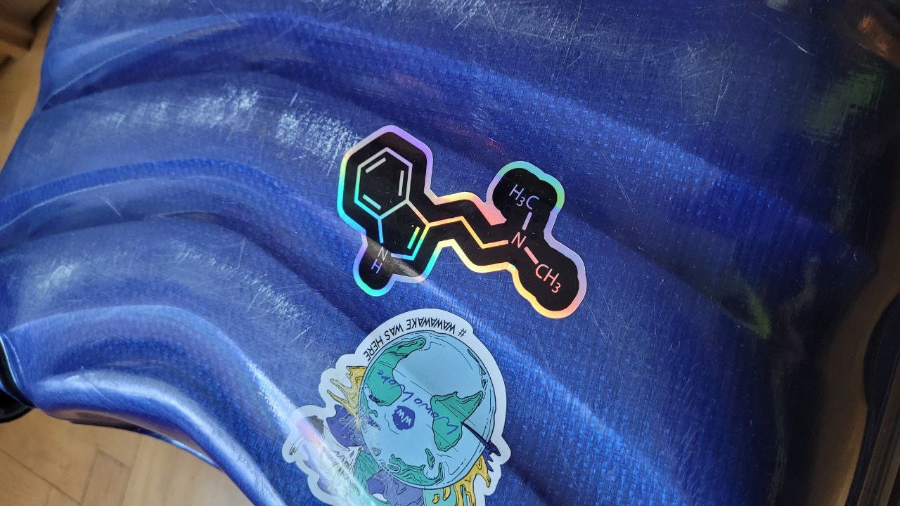 Holographic Sticker LSD Sticker Psychodelic Sticker - Etsy