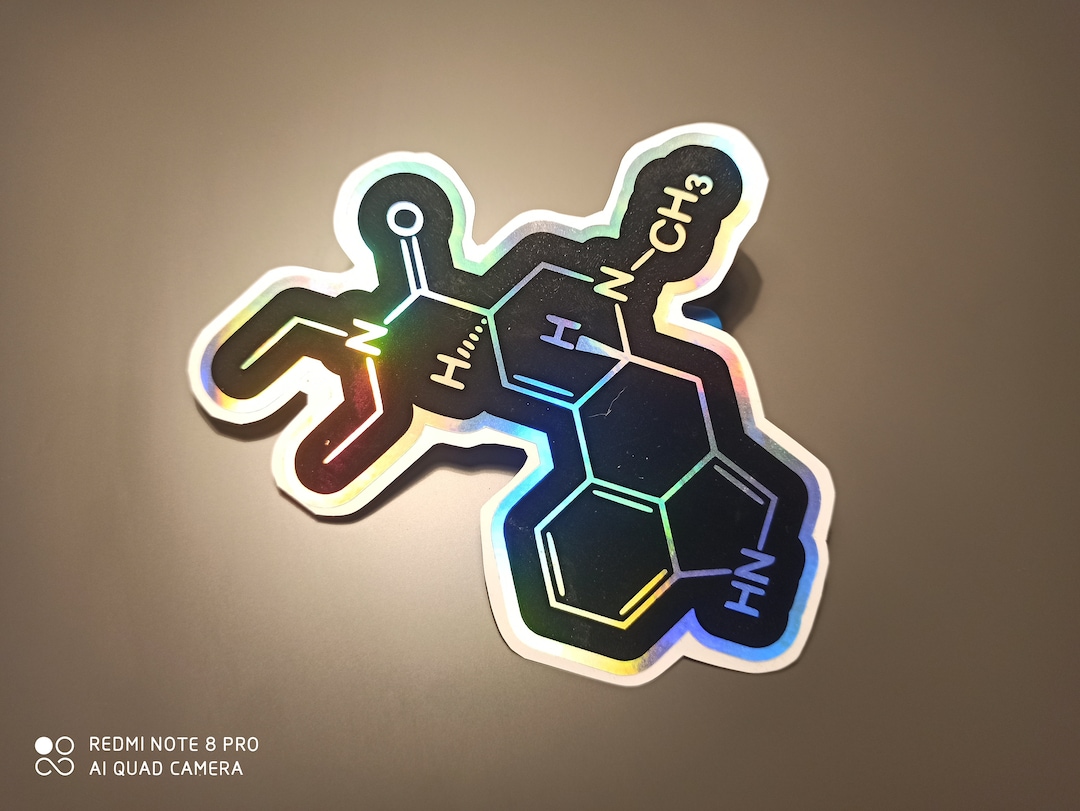 Holographic Sticker, LSD Sticker, Psychodelic Sticker, Holographic ...