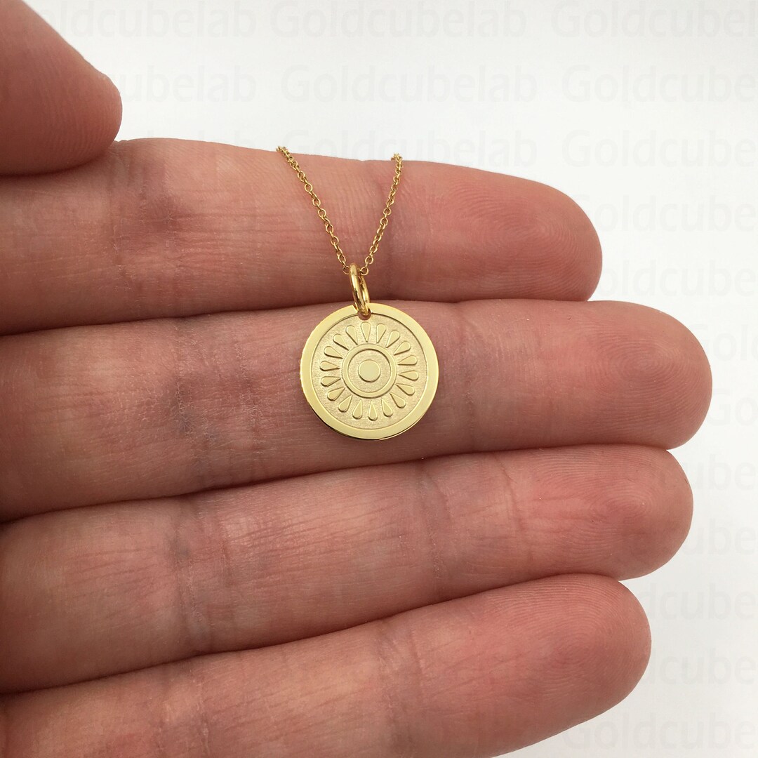 Real 14k Solid Gold Mako Pepper Necklace, Personalized Mako Pendant ...