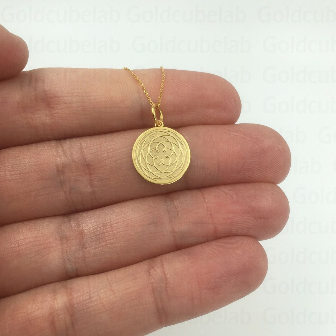 Real 14k Solid Gold Venus Necklace, Personalized Venus Pendant, Charm ...