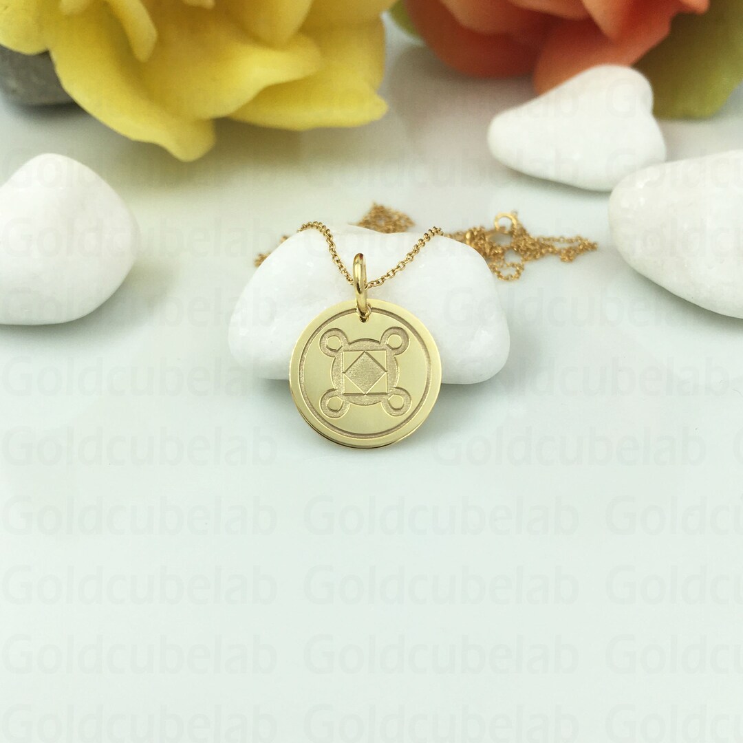 Real 14k Solid Gold Sun Sum Necklace, Personalized Sun Sum Pendant, Sun ...
