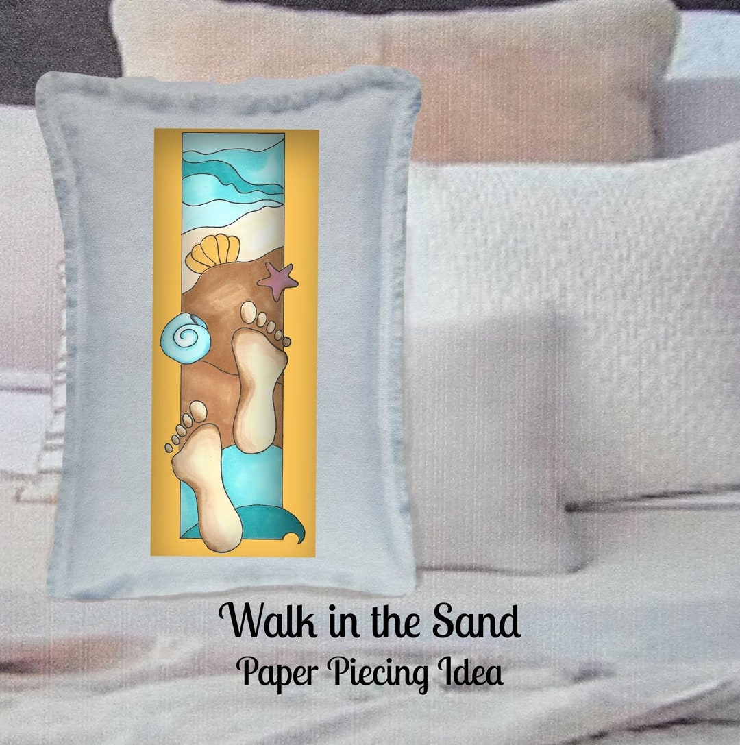 Sand Beach Art, Paper Piecing, Punch Needle, Patio Art, Sand Beach ...