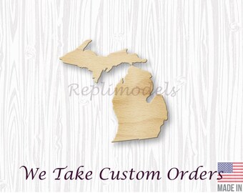 Michigan Cutout - Etsy
