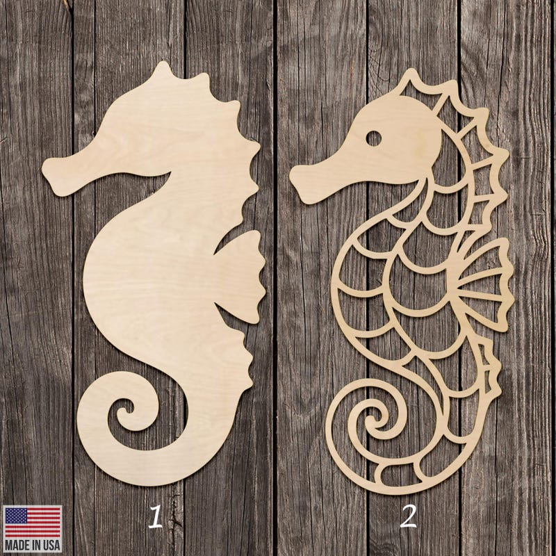 Wooden Cut Out Sea Creatures - Etsy