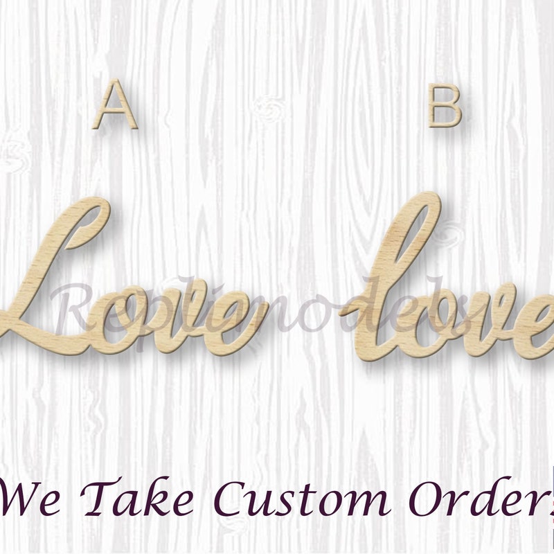 Wood Word Cutouts - Etsy