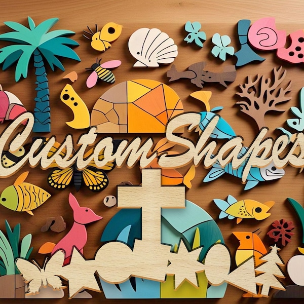 Wood Shapes Cutout - Etsy