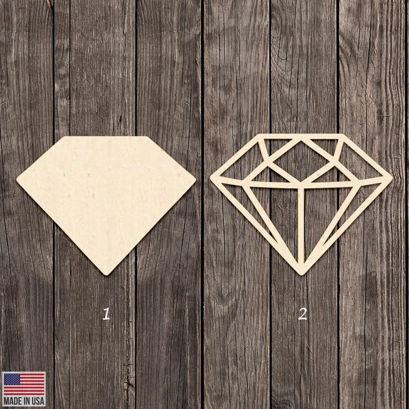 Diamond Cutout - Etsy