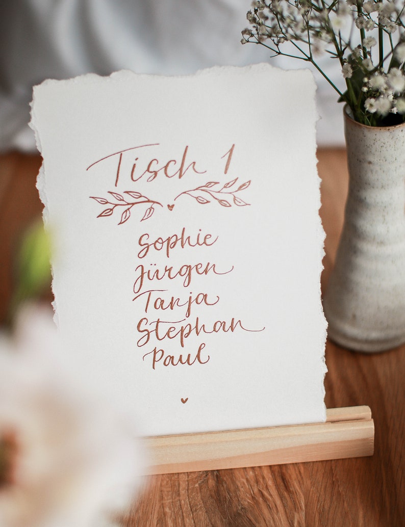 Handwritten Table Plan Seating Plan Table Numbers Wedding - Etsy