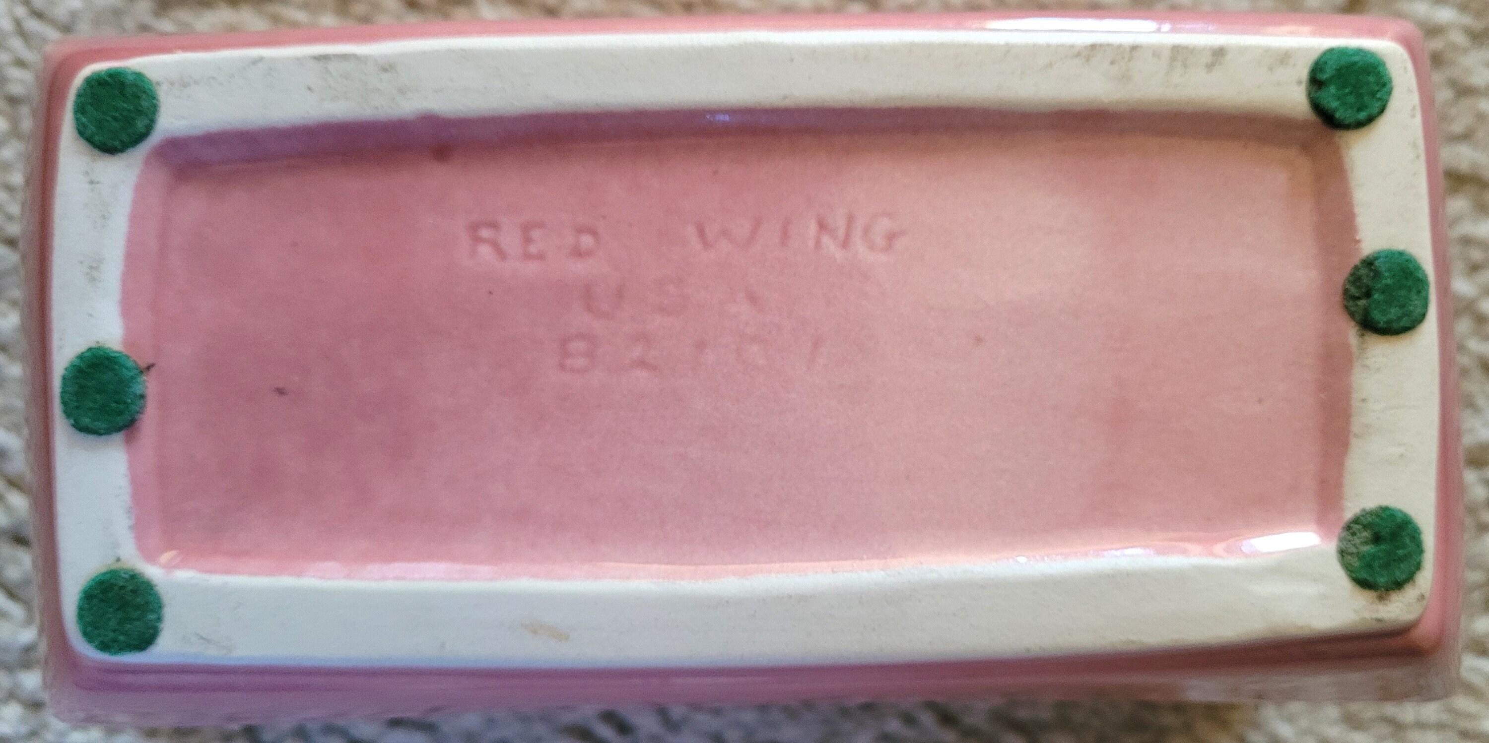 Red Wing Pottery Textured Planter - Etsy