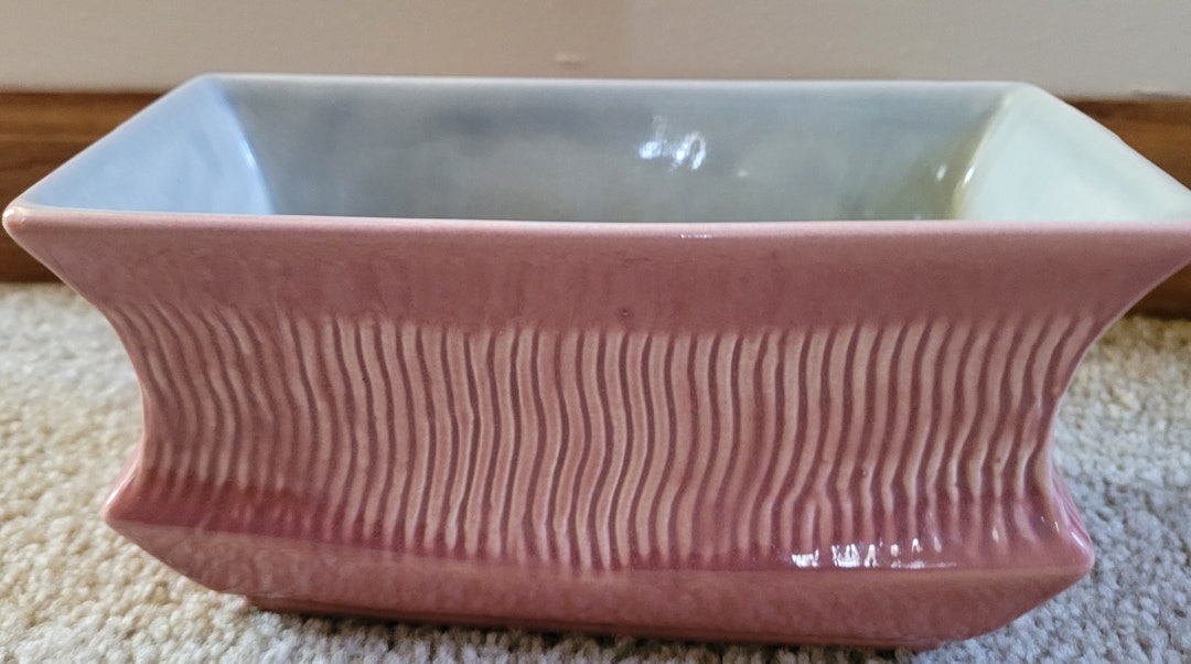 Red Wing Pottery Textured Planter - Etsy