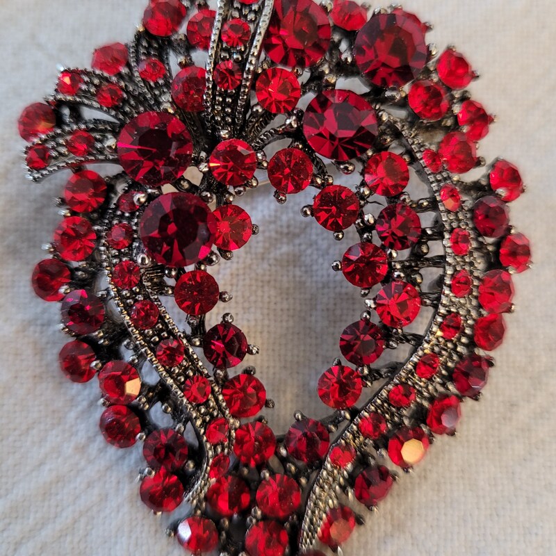 Rhinestone Brooches - Etsy