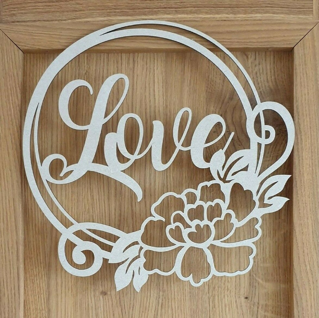 Personalised Wooden Script Name Large Wall Sign Room Décor Nursery ...