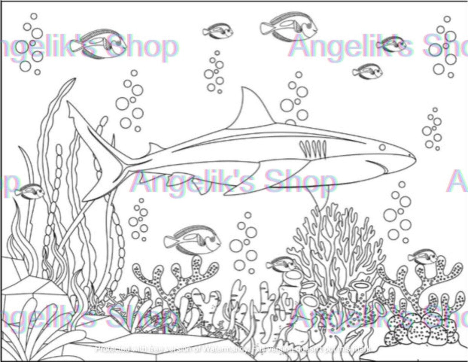 Bundle, Ocean Theme, Ocean Animals to Color, 75 Ocean Animals to Color ...