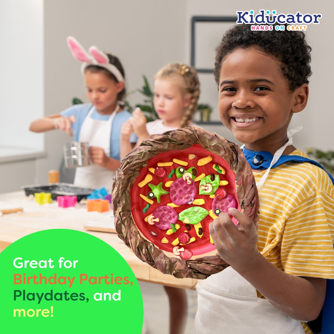 D.I.Y Pizza Making Art & Craft Kit step by Step Tutorial Included for ...