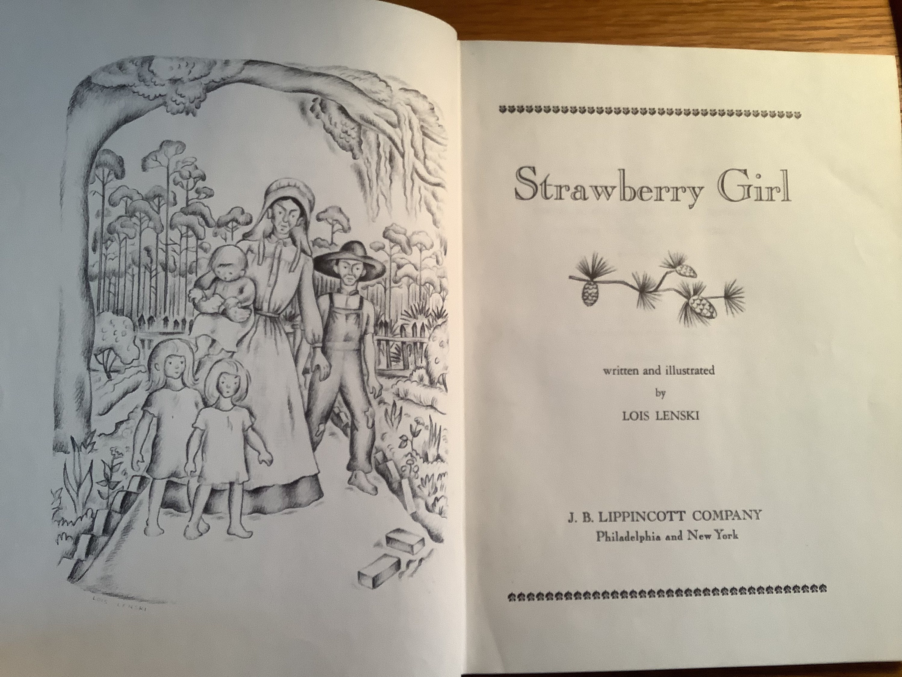 Strawberry Girl by Lois Lenski 1945 First Edition, 10th Printing ...