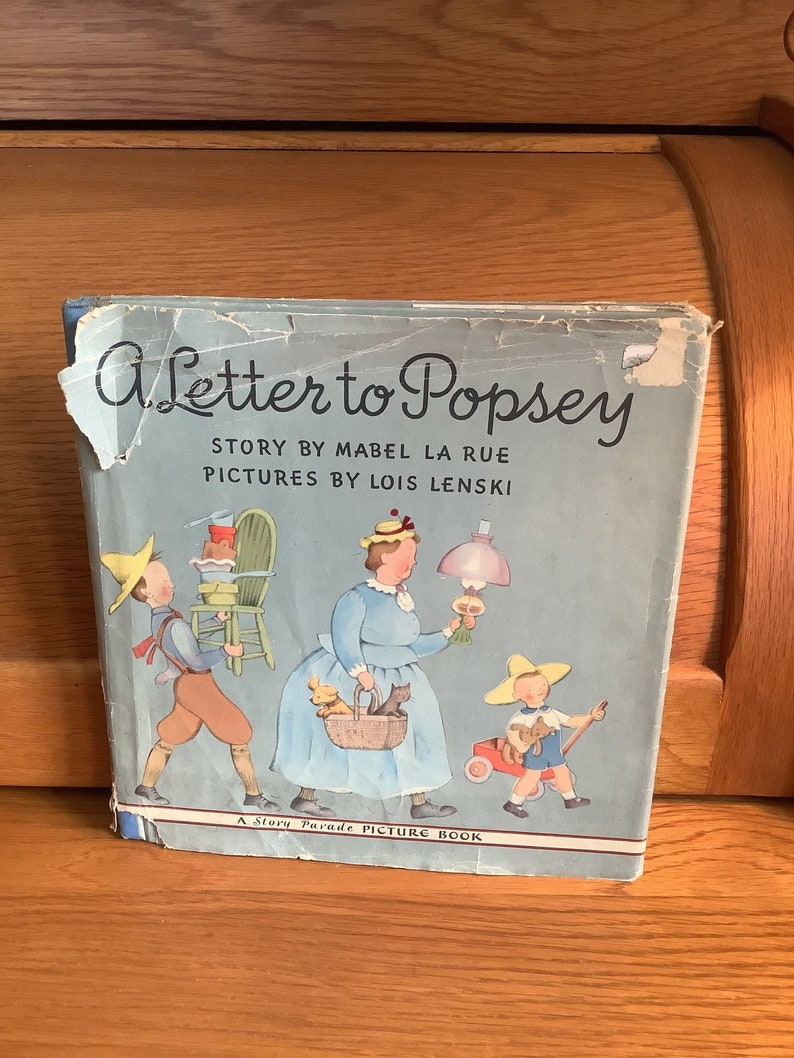 A Letter to Popsey Vintage Childrens Book Illustrated by Lois Lenski ...